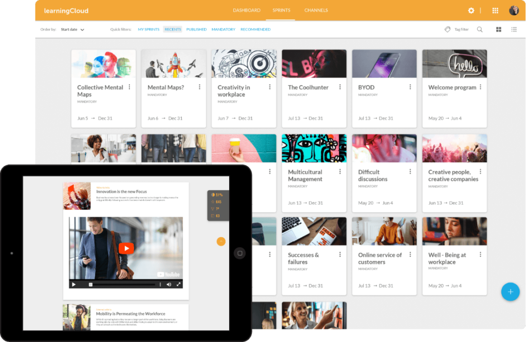 NETEX LEARNINGCLOUD - LEARNING MANAGEMENT SYSTEM - iLearn